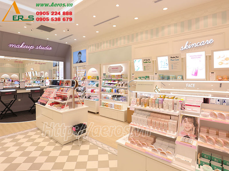 TOP 10 MẪU THiẾT KẾ CỬA HÀNG, SHOP SHOWROOM SON MÔI ĐẸP